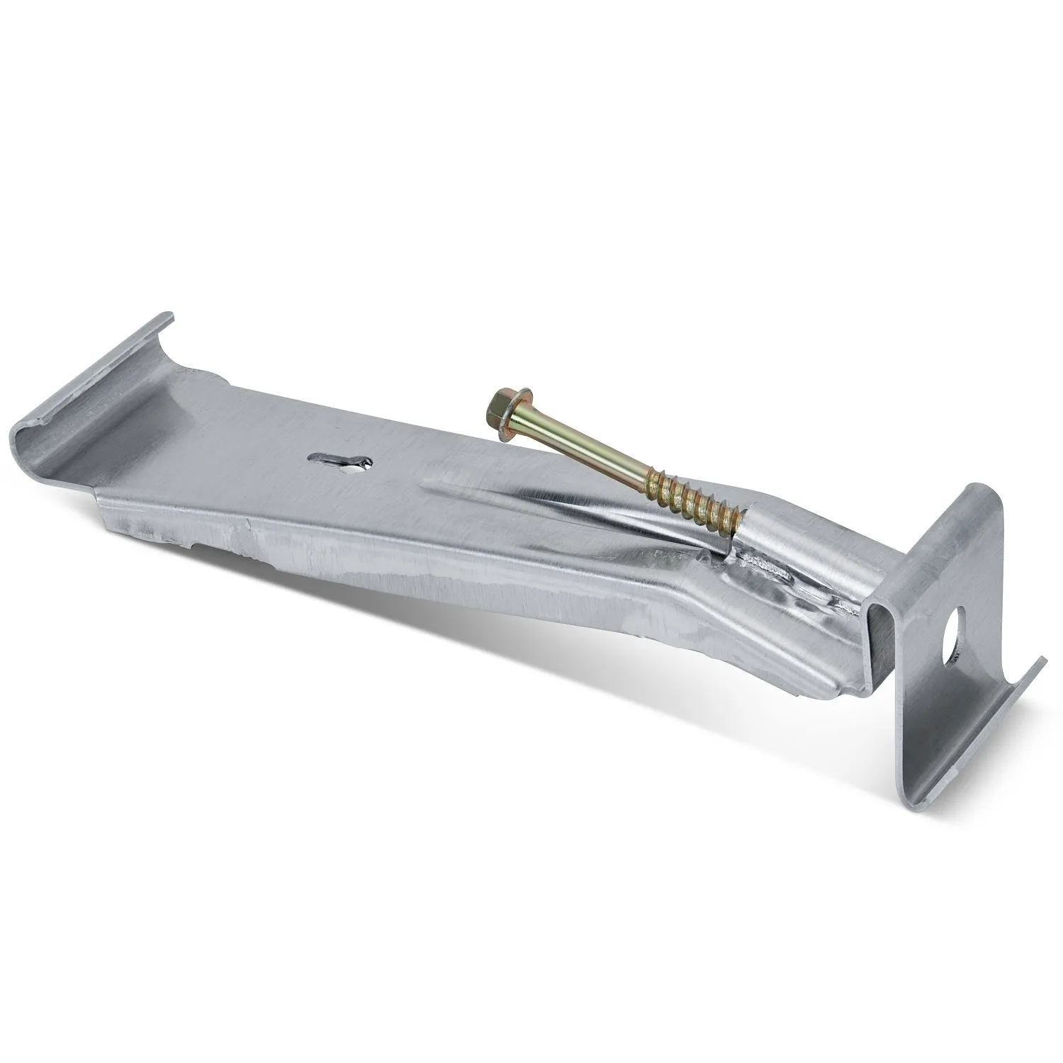 Aluminum Half Round Hidden Gutter Hangers Quick Screw (100 Units)