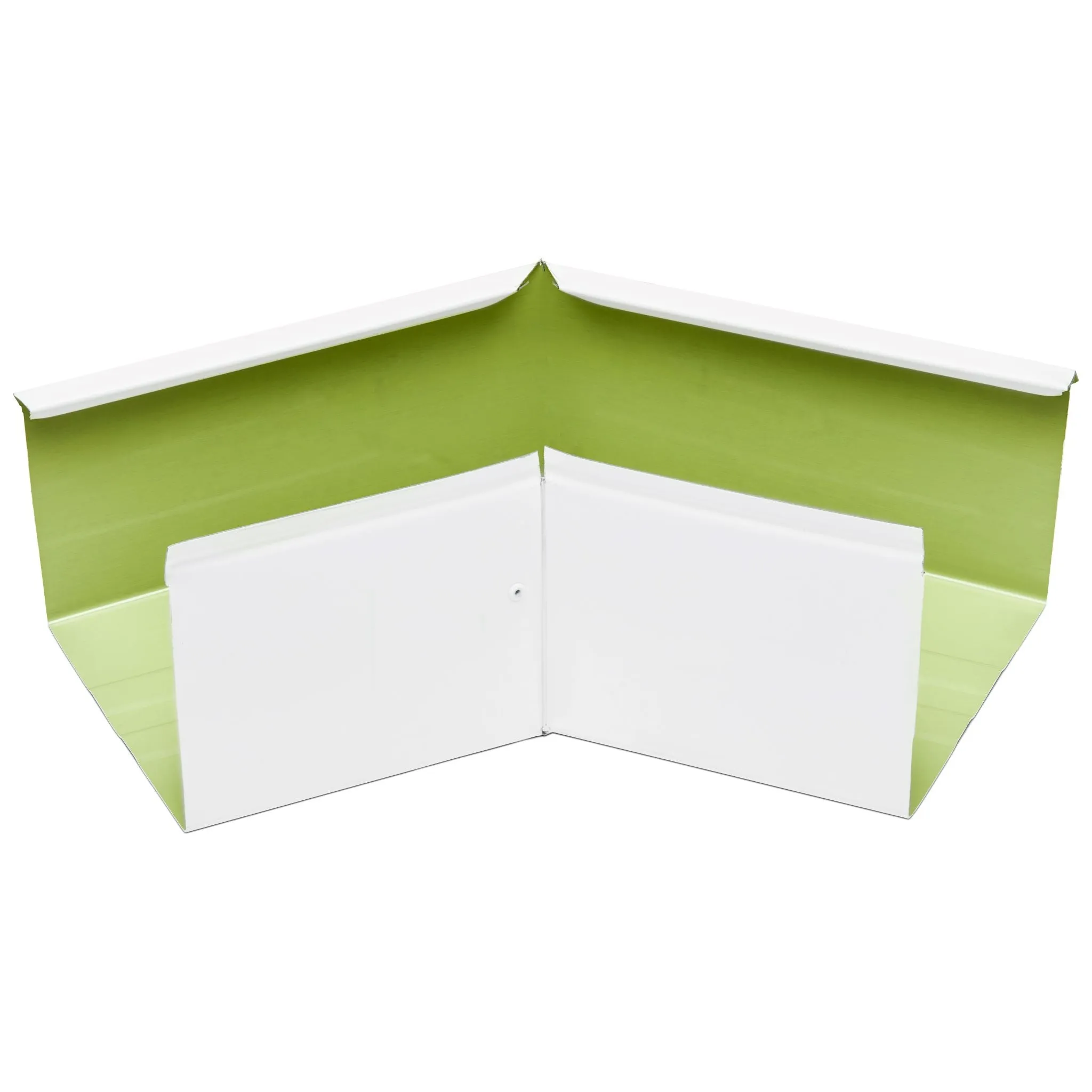 Outside 6" Bay Miter for European Modern Box Gutters