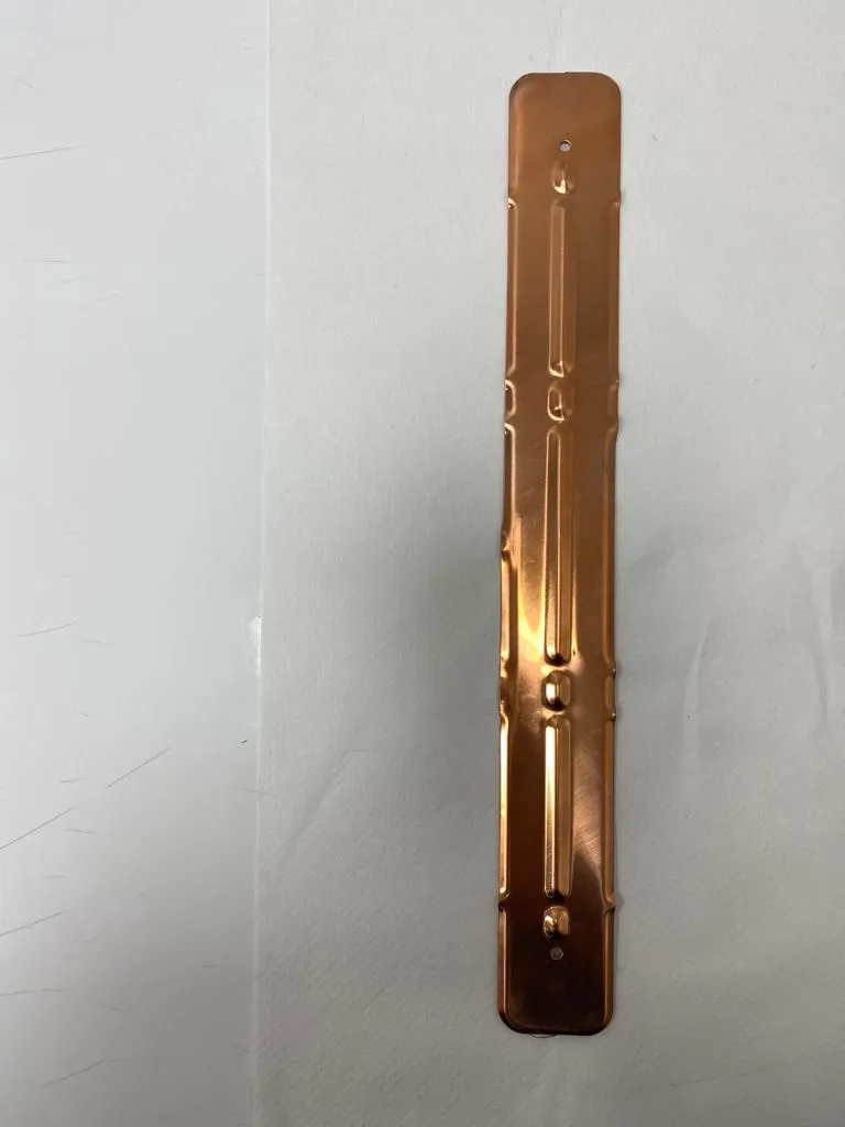 Copper Downspout Straps, Pipe Bands for 2x3" or 3x4" Leaders